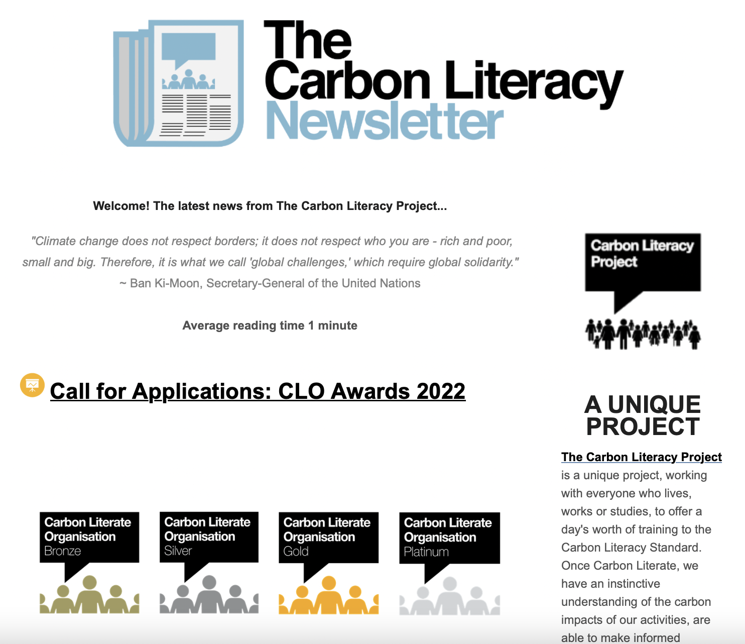 December’s Carbon Literacy Update - The Carbon Literacy Project