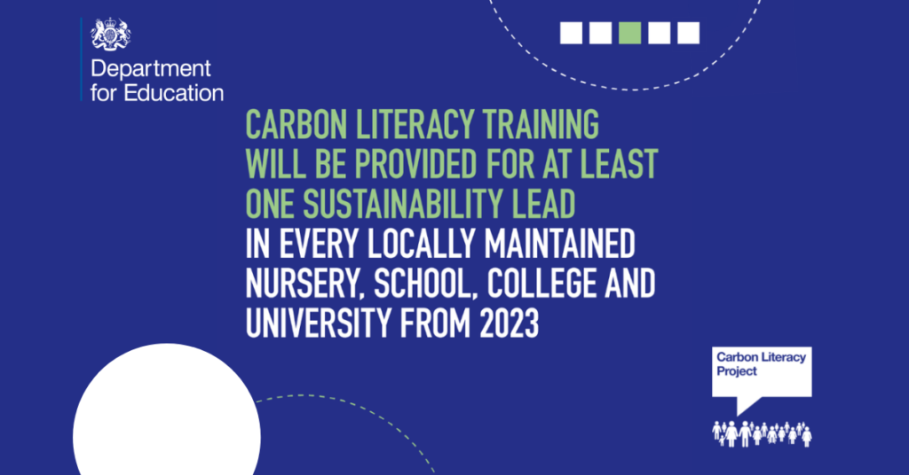 CL at Heart of Education Climate Strategy - The Carbon Literacy Project